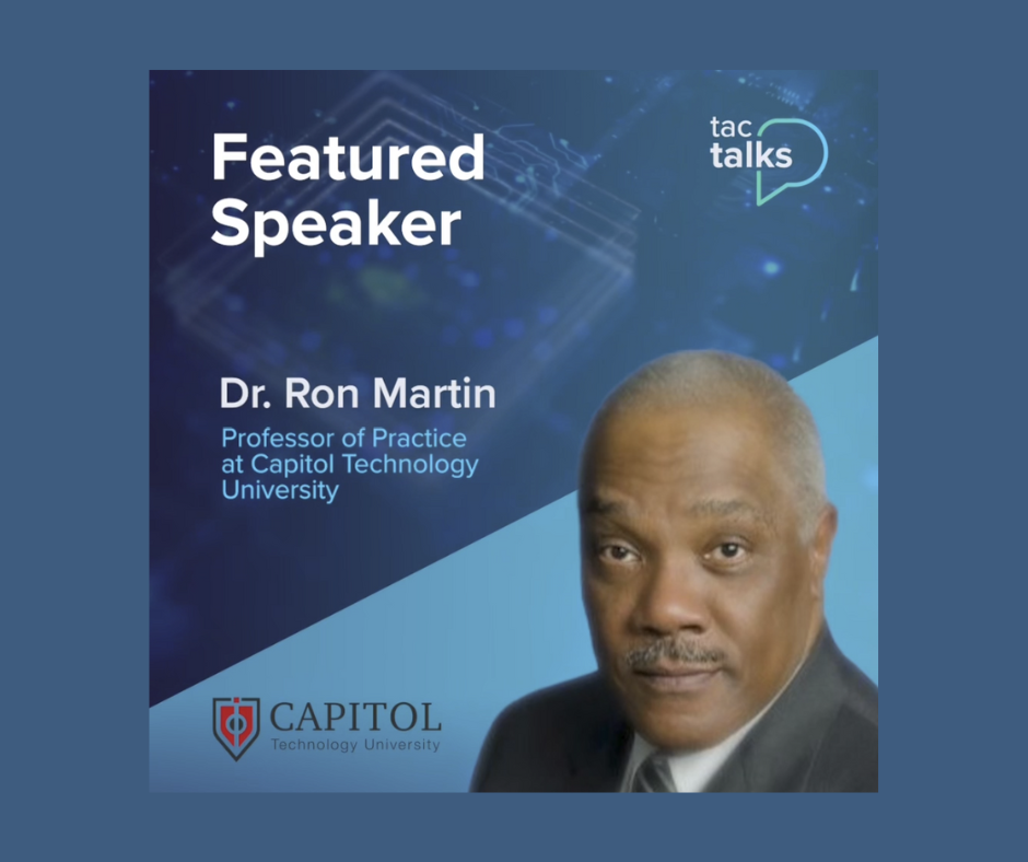 Capitol Tech Professor Ron Martin Featured Speaker at International AI ...
